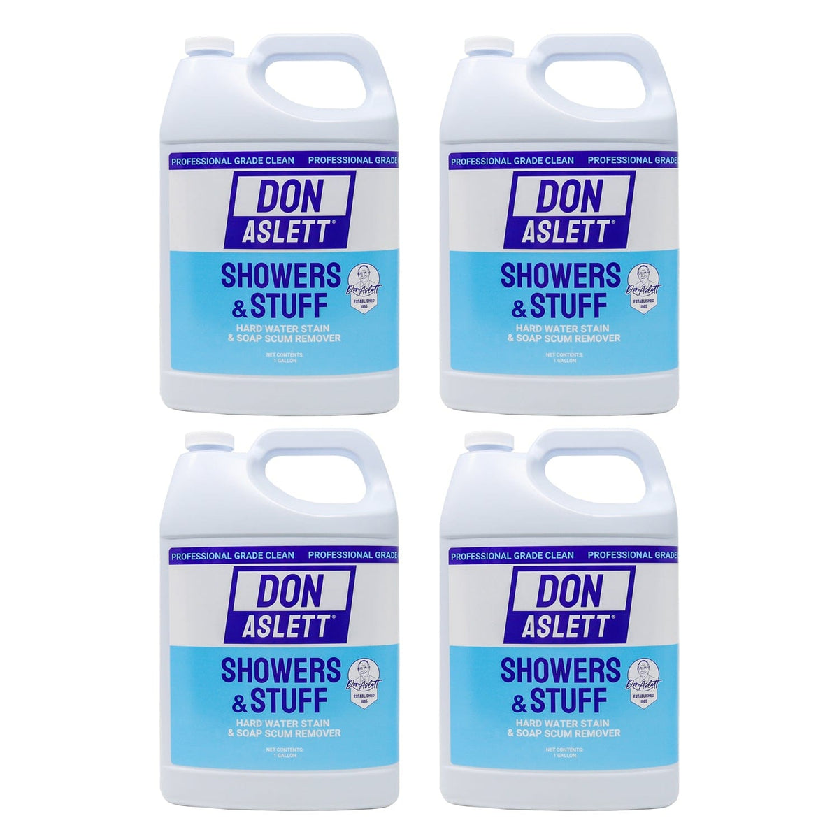 BULK CASE: Don Aslett Showers & Stuff - Hard Water Stain And Soap Scum