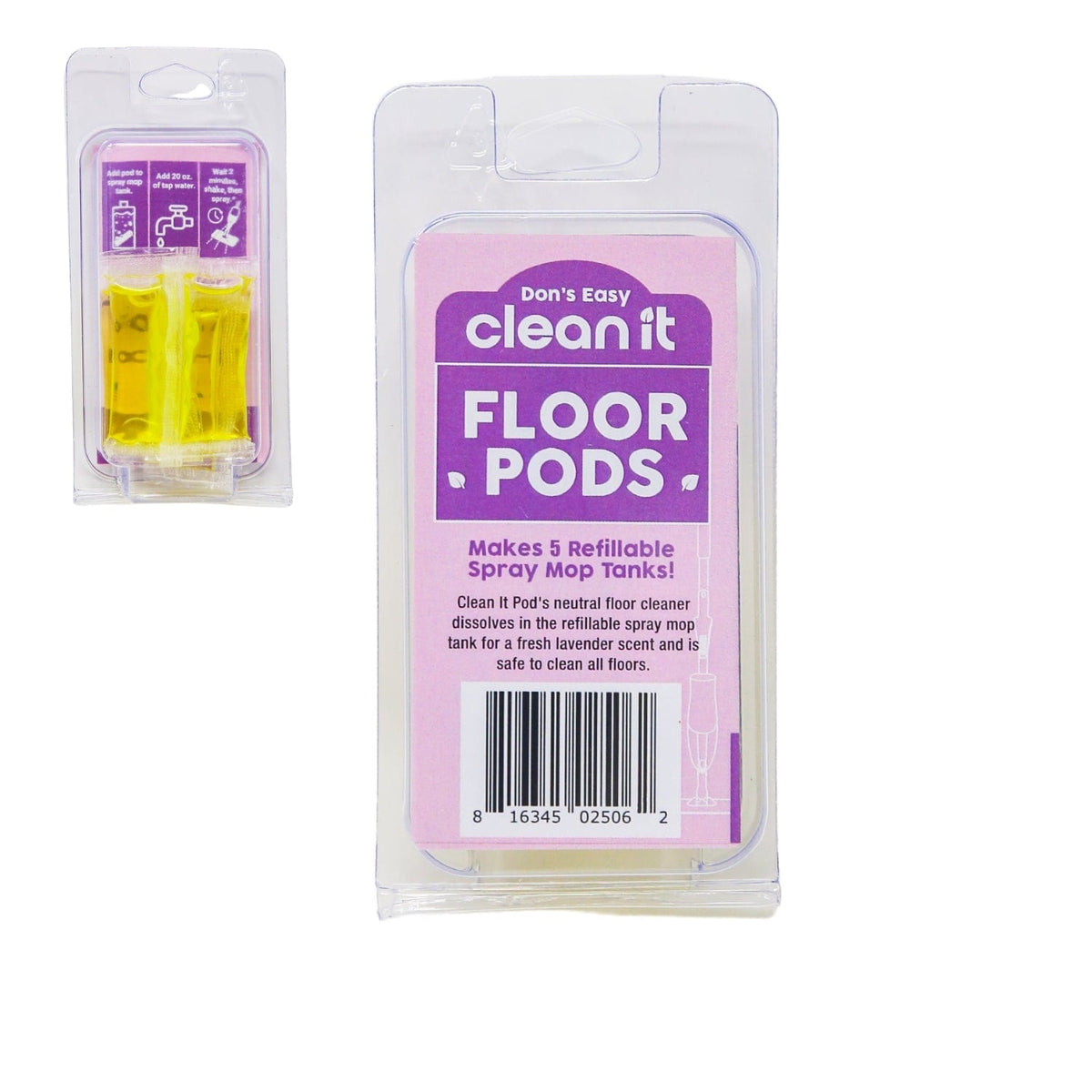 Don's Easy Cleanit Floor Pods for Spray Mop - 5 pack – Don Aslett