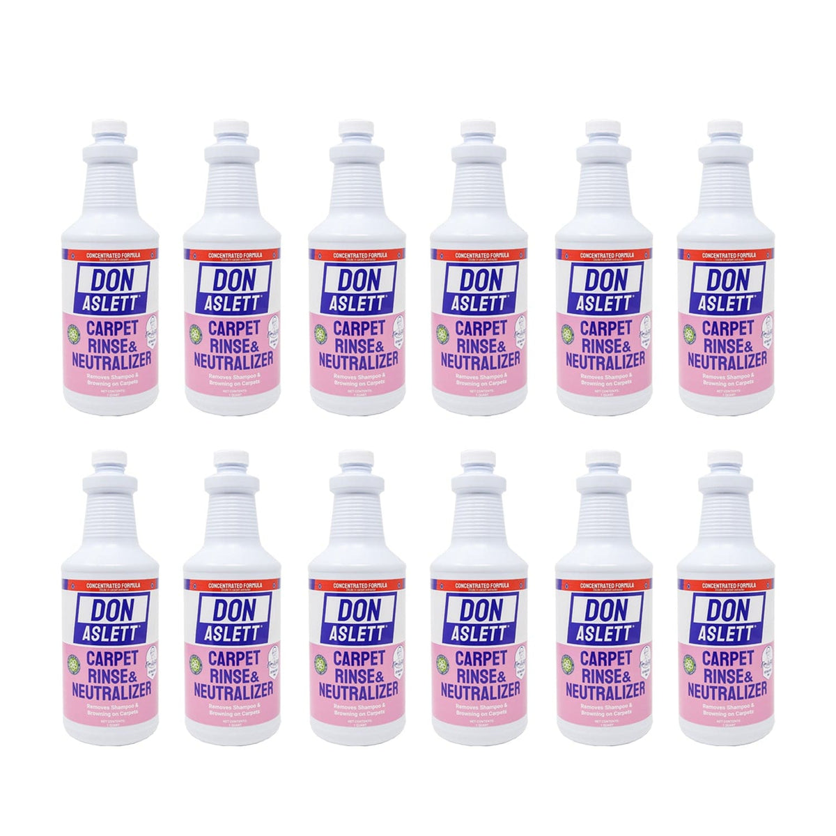 BULK CASE: Don Aslett Carpet Rinse & Neutralizer 12 Count