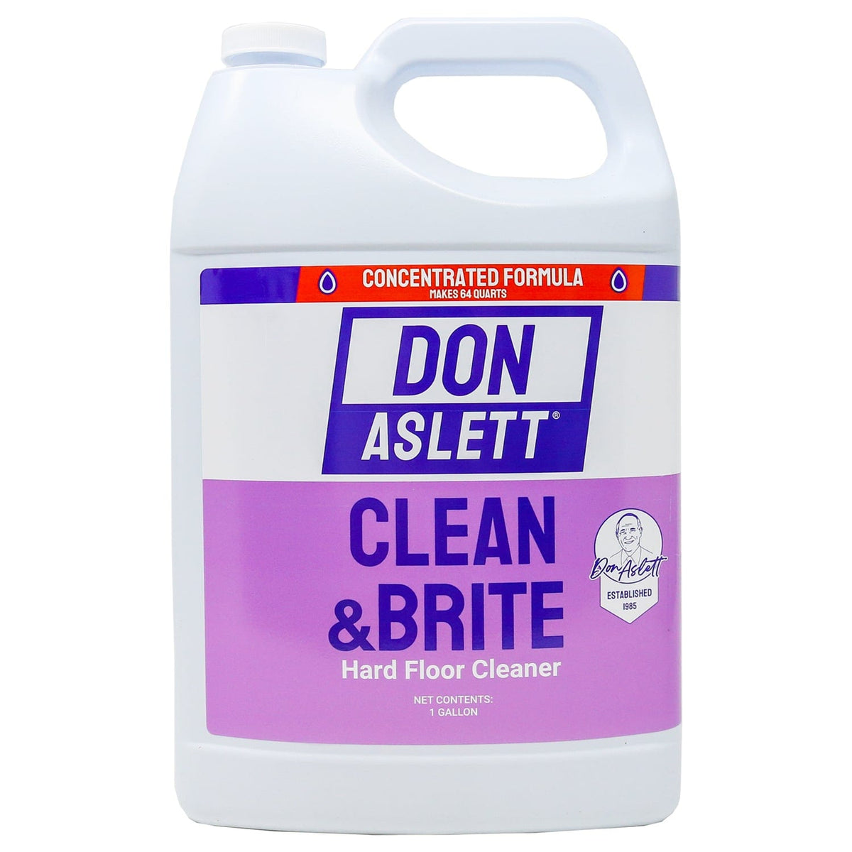 GALLON: Don Aslett Clean & Brite – Cleans Floors And Helps Bring Back