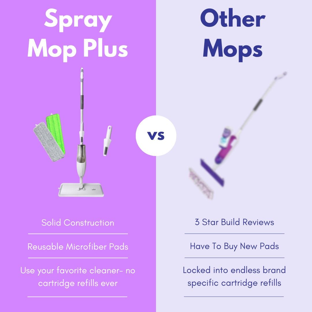 Don Aslett Microfiber Spray Mop Plus