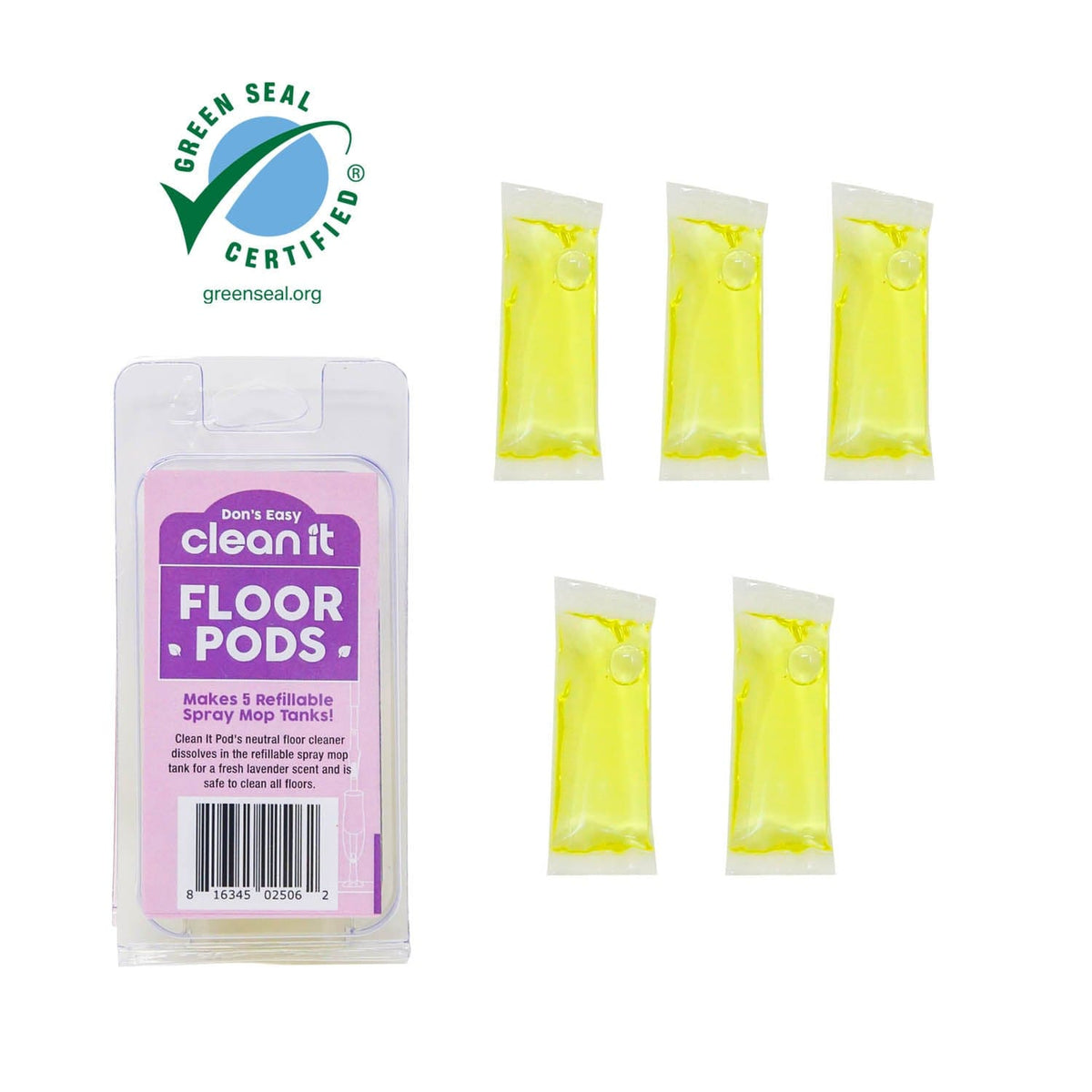 Don's Easy Cleanit Floor Pods for Spray Mop - 5 pack – Don Aslett