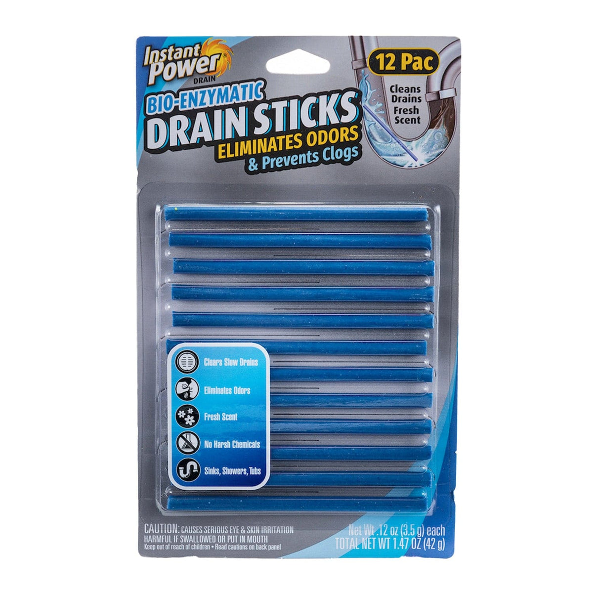 Instant Power Bio Enzymatic Drain Sticks – Don Aslett