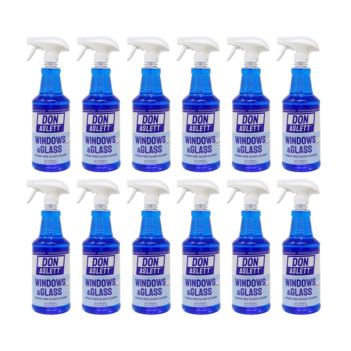 BULK CASE: Window & Glass Cleaner - 12 count – Don Aslett