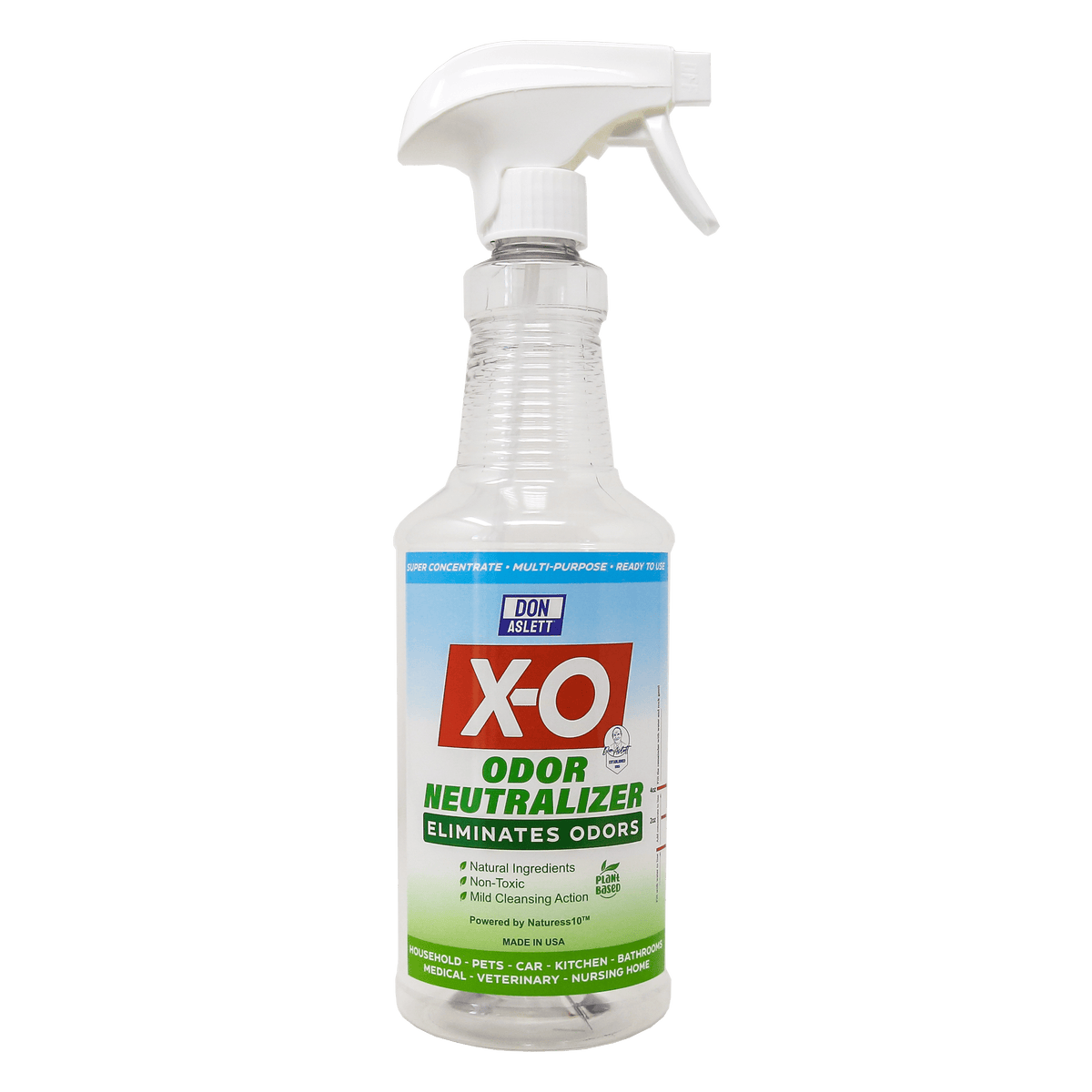 Don Aslett X-O Odor Neutralizer Empty Refill Bottle