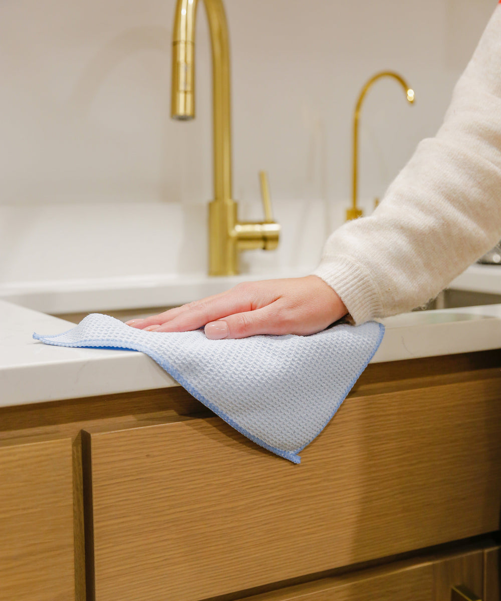 Waffle Weave Microfiber Cloth- 3 pack – Don Aslett