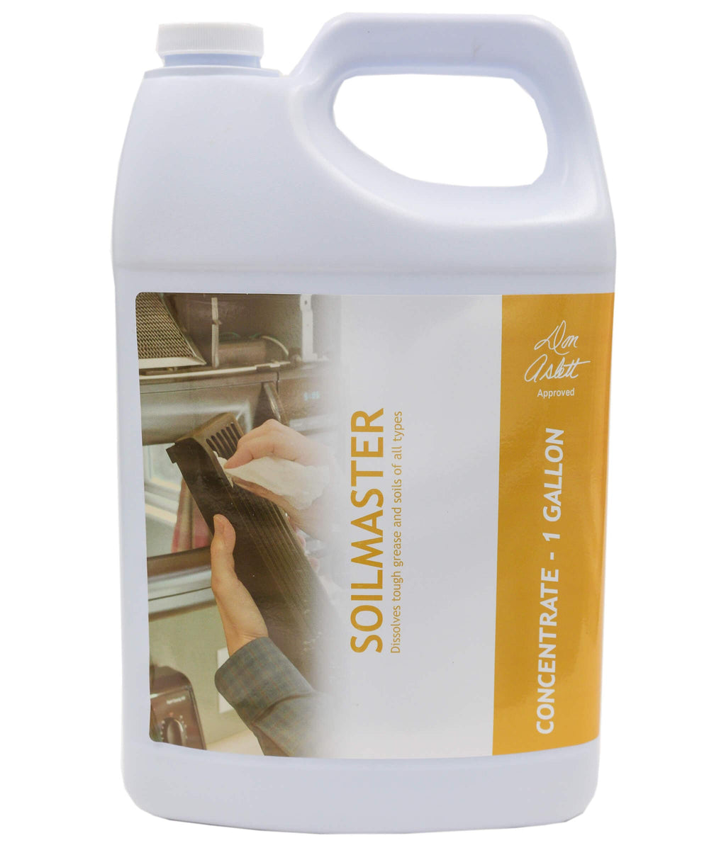 Don Aslett SoilMaster Gallon - Dissolves Tough Grease And Soils Of All